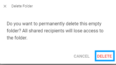Create, edit, and delete folders – TrackTik Help Center