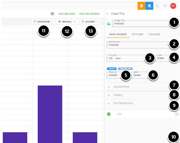 Creating and configuring widgets – TrackTik Help Center