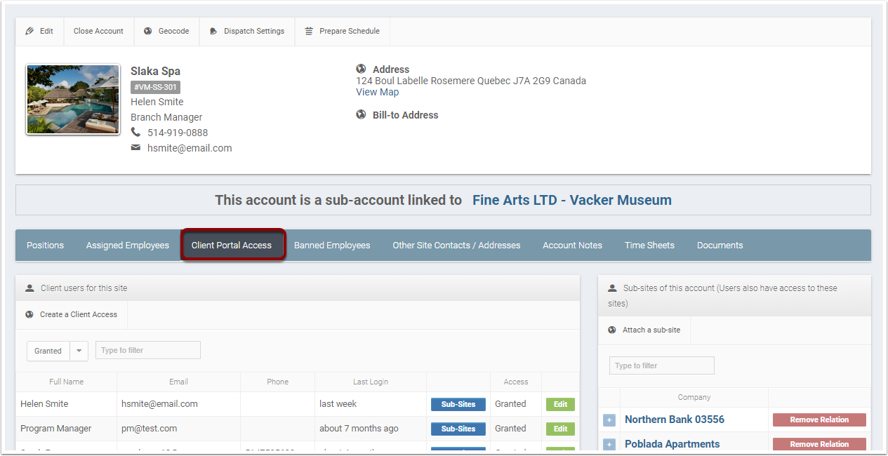 Client Portal Access – TrackTik Help Center