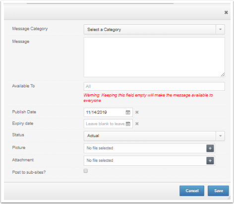 The Message Board For Sites Tracktik Help Center