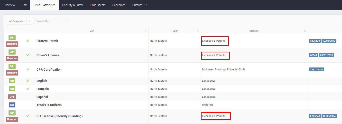 Admin settings - User Guide for SHIFT – TrackTik Help Center