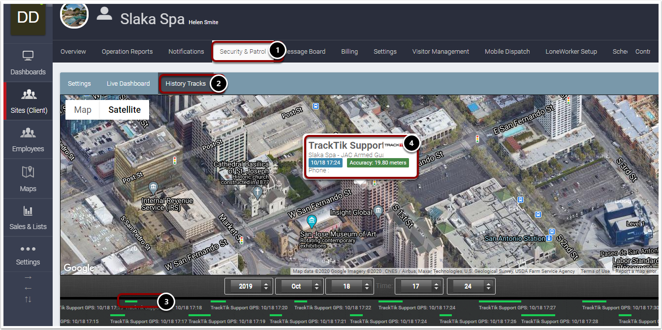 History Tracks – TrackTik Help Center