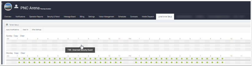 Scheduling Lone Worker Check Ins – TrackTik Help Center