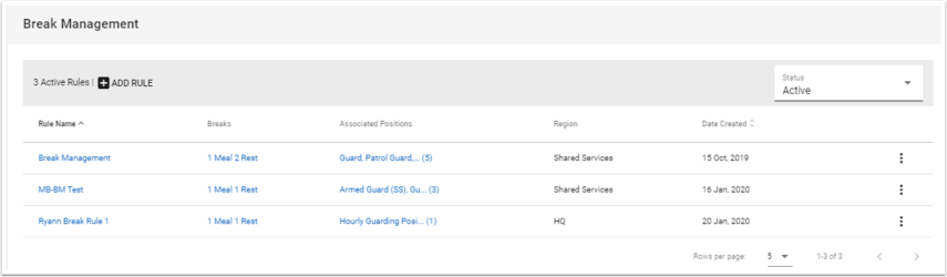 Configure Break Management – TrackTik Help Center