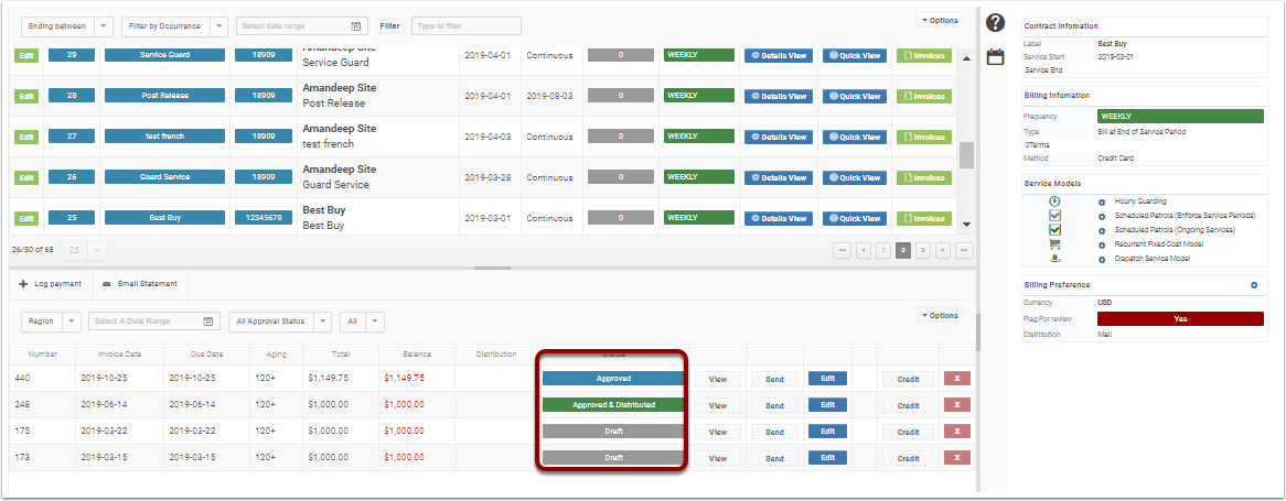 All Contracts – TrackTik Help Center