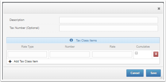 Create a Tax Class – TrackTik Help Center
