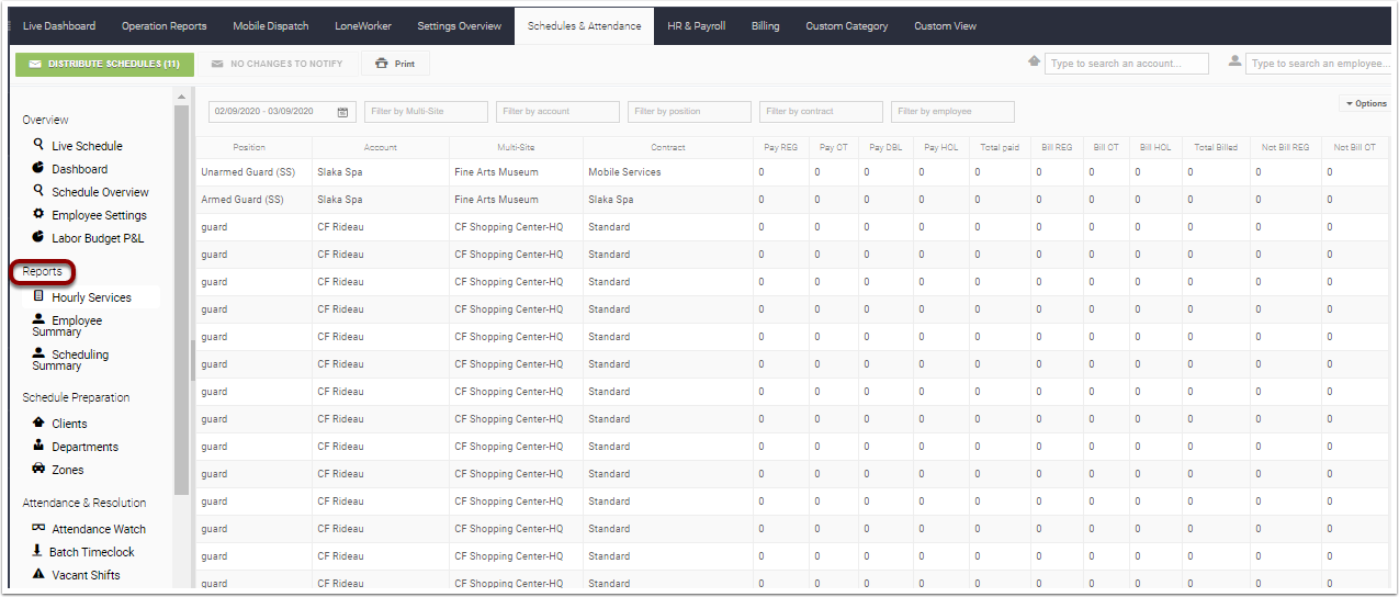 Reports – TrackTik Help Center