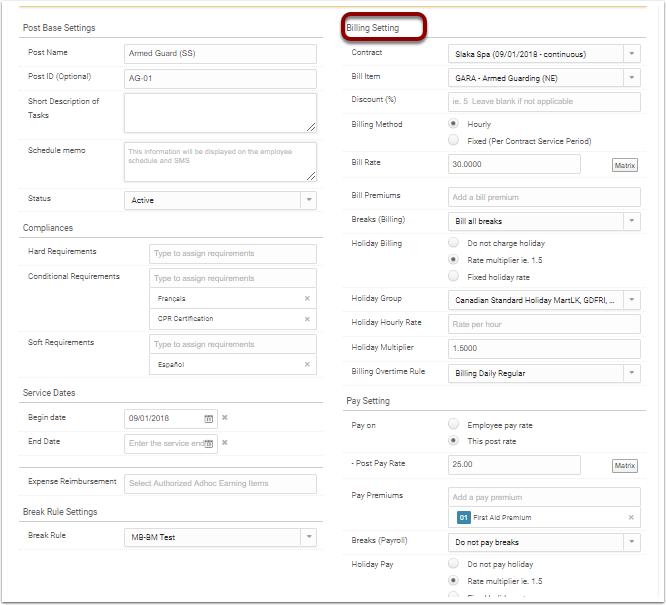 Set Up Service Models – TrackTik Help Center