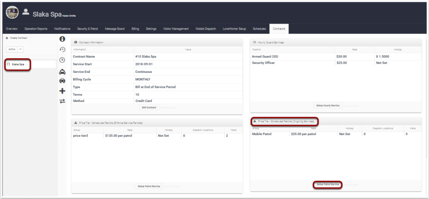Set Up Service Models – TrackTik Help Center
