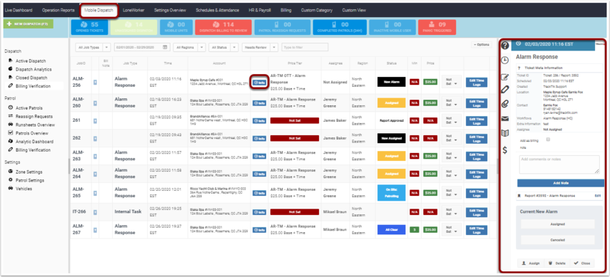 Set Up Service Models – TrackTik Help Center