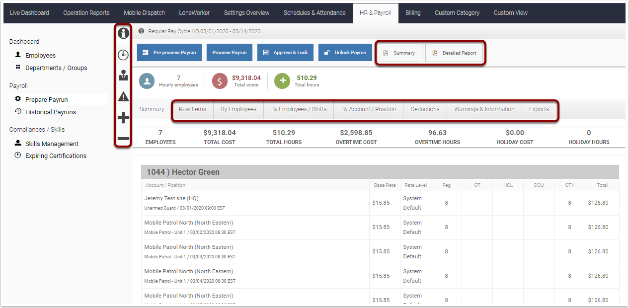 Payroll – TrackTik Help Center