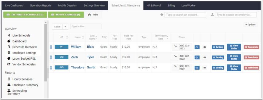 Scheduling How To – TrackTik Help Center