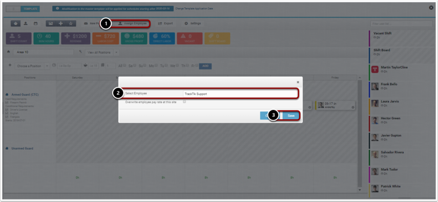 Scheduling How To – TrackTik Help Center