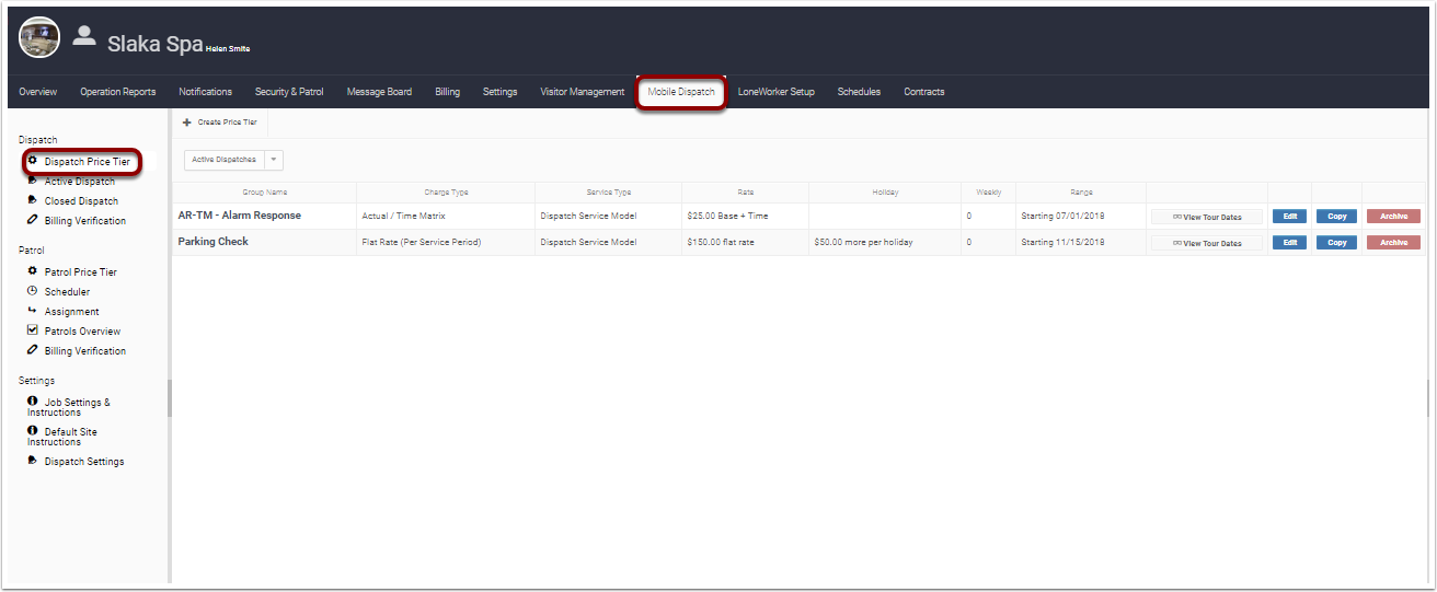 Set Up Service Models – TrackTik Help Center