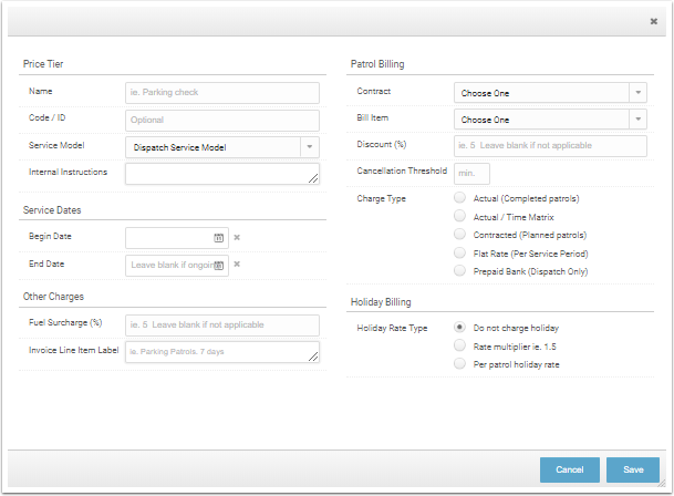 Set Up Service Models – TrackTik Help Center