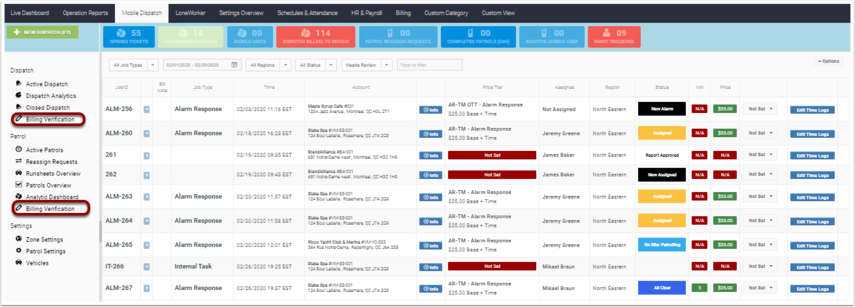 Set Up Service Models – TrackTik Help Center