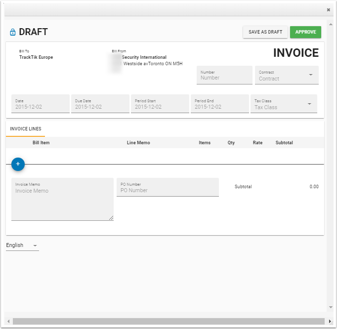 Billing and Invoicing – TrackTik Help Center