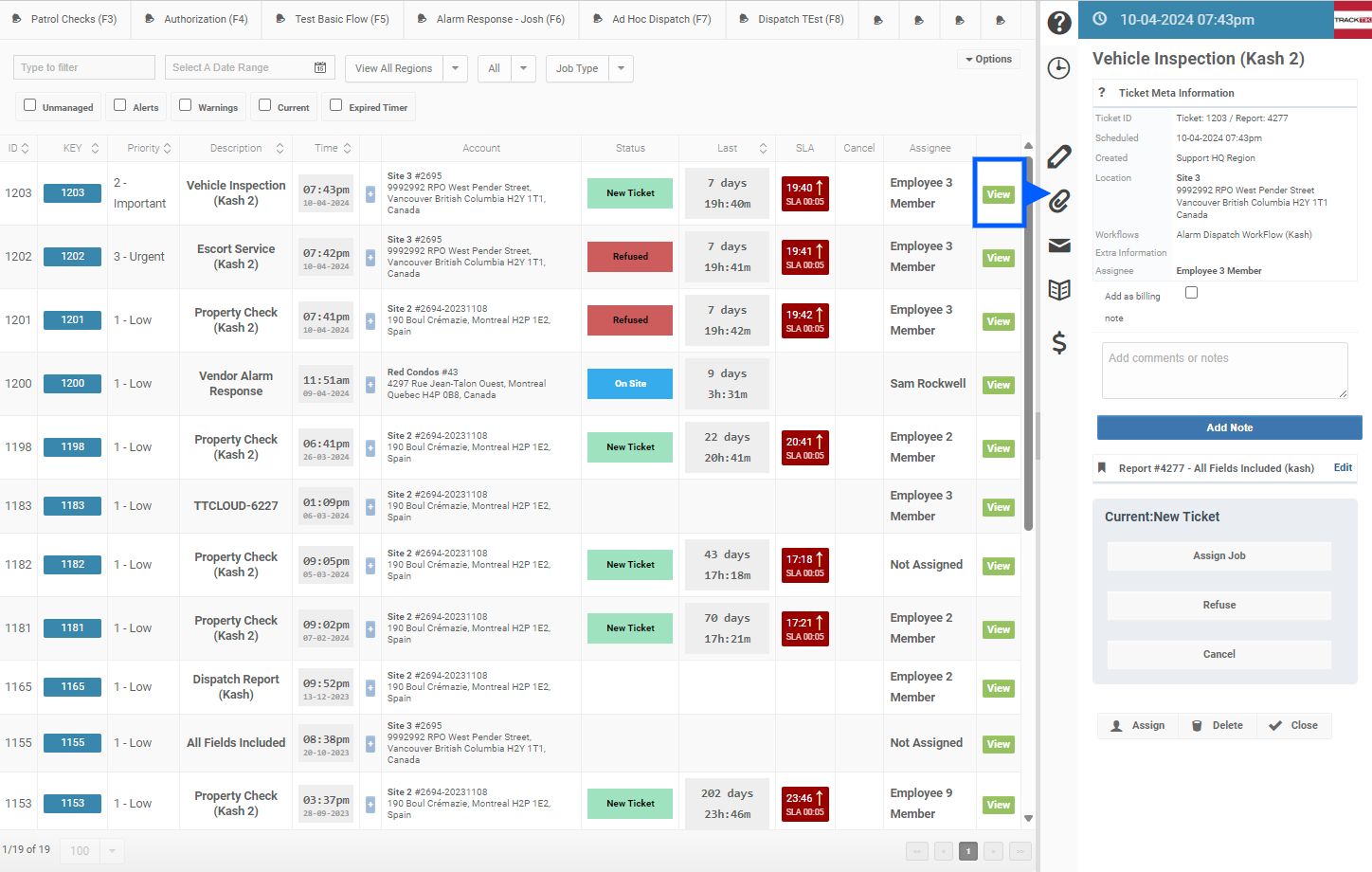 Getting started with Active Dispatch – TrackTik Help Center