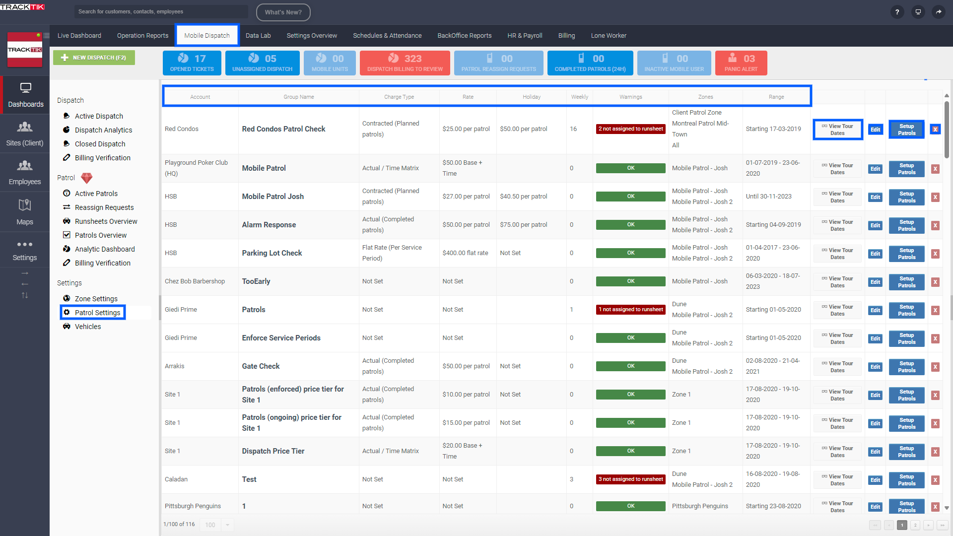 Learn about Patrol Settings – TrackTik Help Center