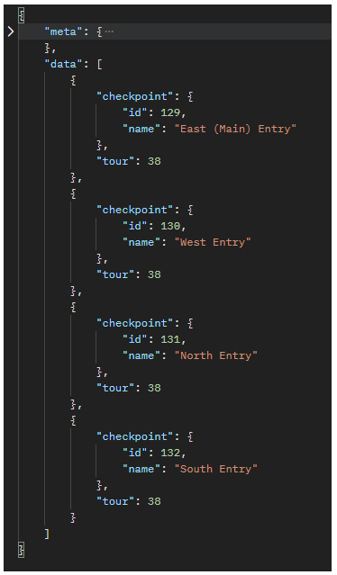 Checkpoint Tours : Create, Start, Scan, End, Tour Session Comments ...