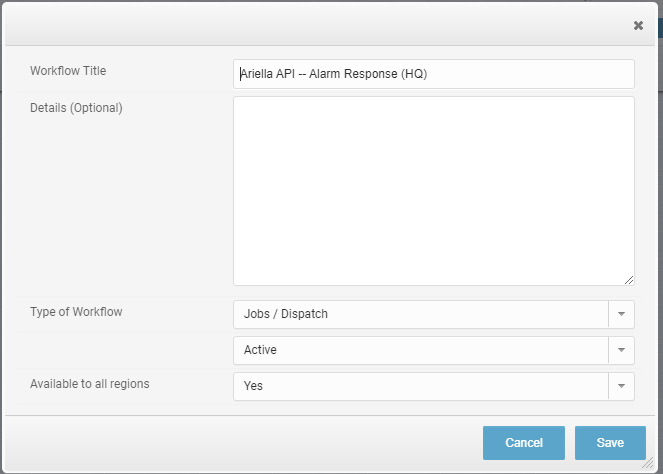 Workflows and Transitions : Create – TrackTik Help Center