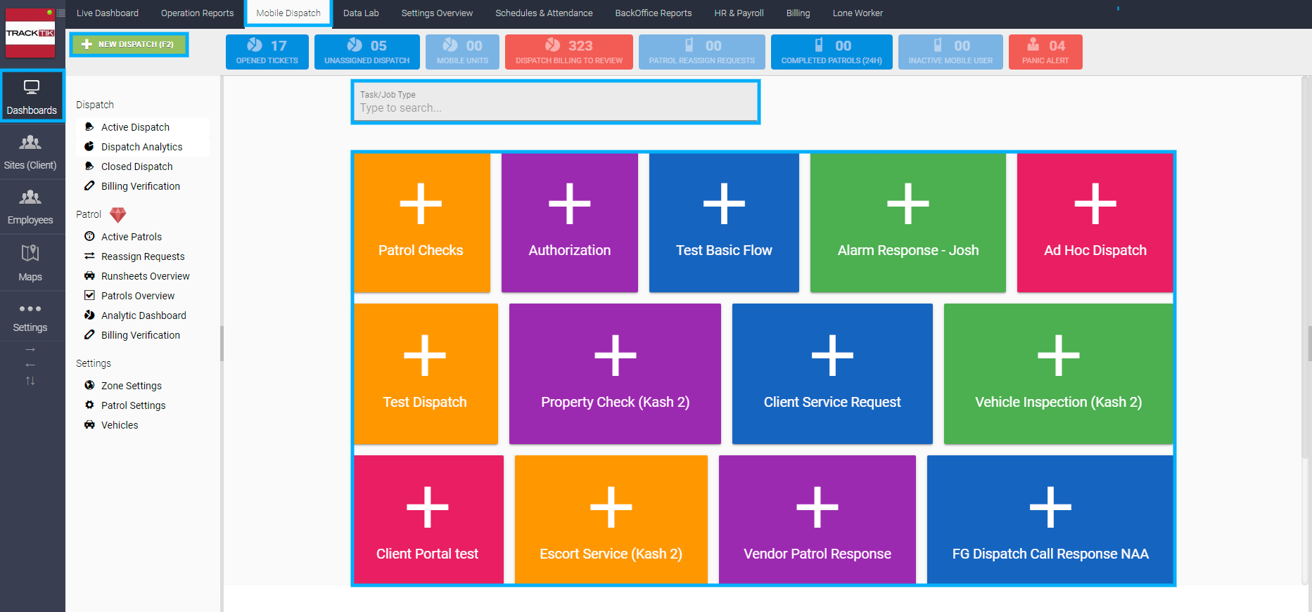 New Dispatch Tracktik Help Center