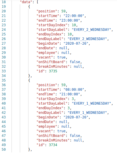 Shift Templates : Get, Create – TrackTik Help Center