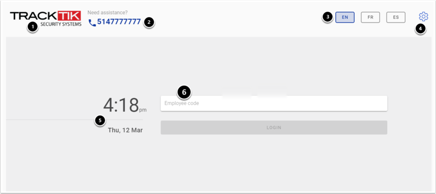 The main screen – TrackTik Help Center