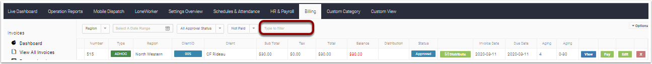 Billing and Invoicing – TrackTik Help Center
