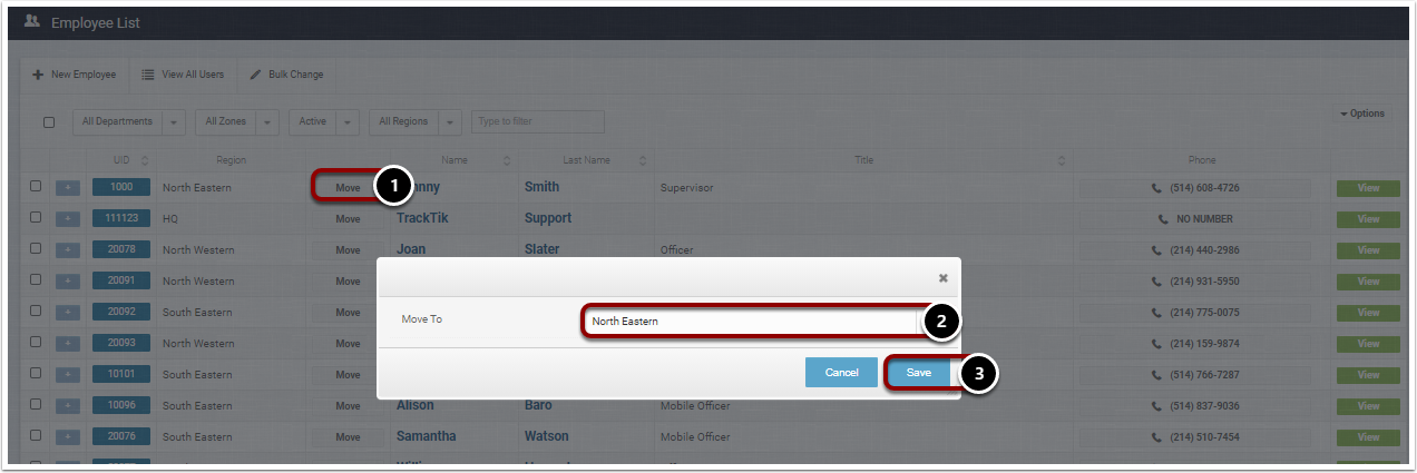 Modifying and Managing Employees – TrackTik Help Center