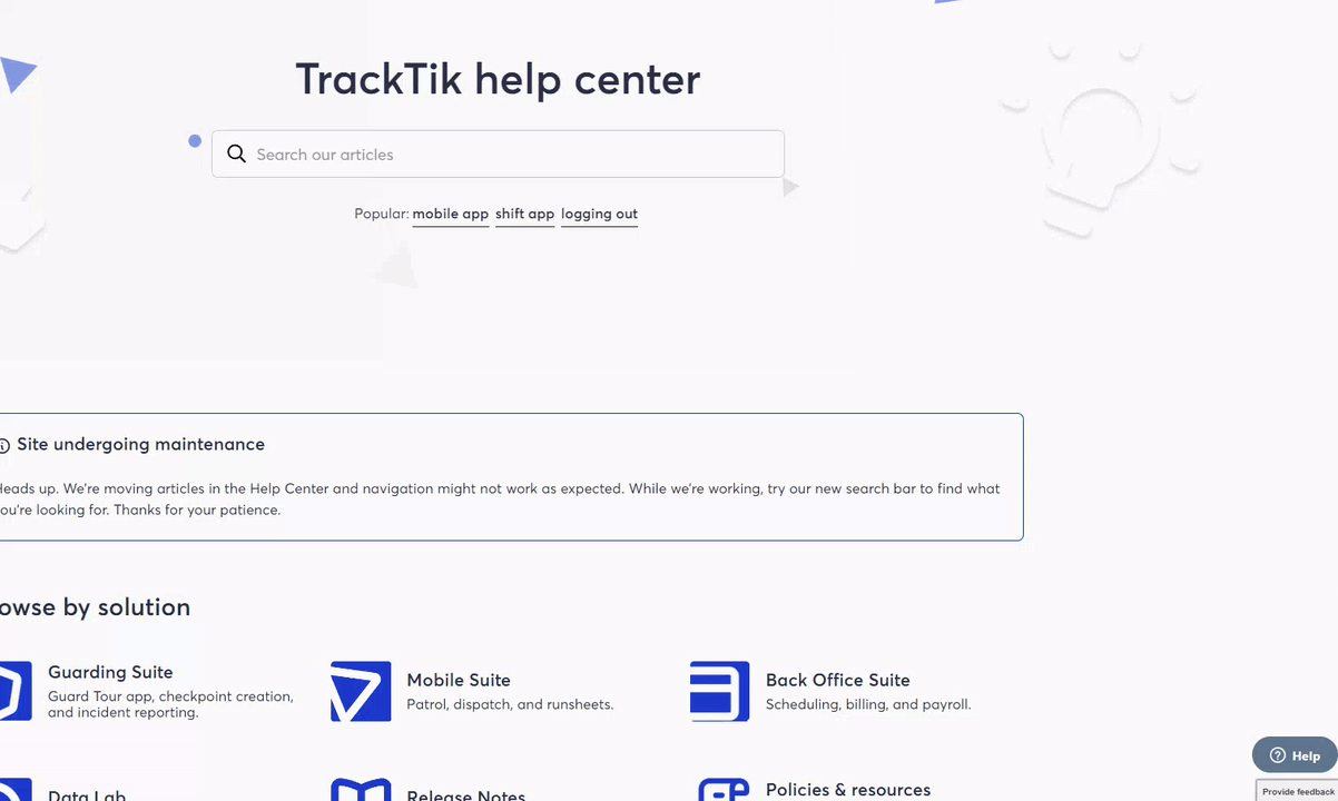 Where can I find help? – TrackTik Help Center
