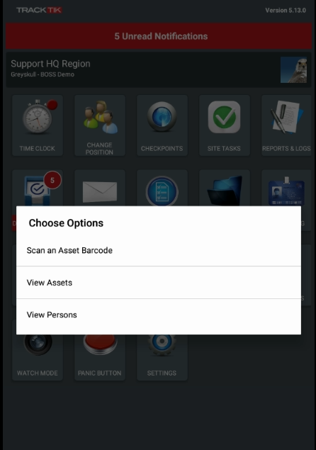 Checking assets in and out and monitoring assets using TrackTik Guard ...